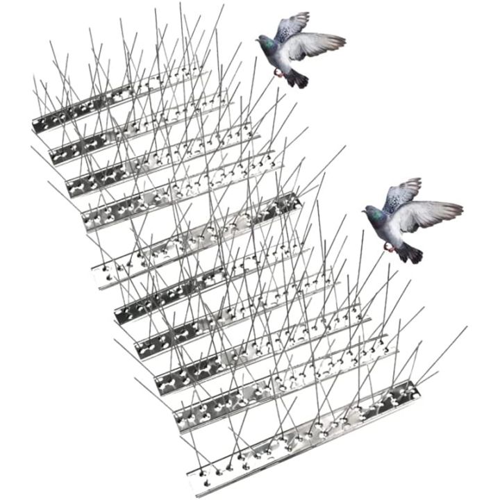 Animal Deterrent Spikes Trap Repel 33cm Stainless Steel Bird Avian ...