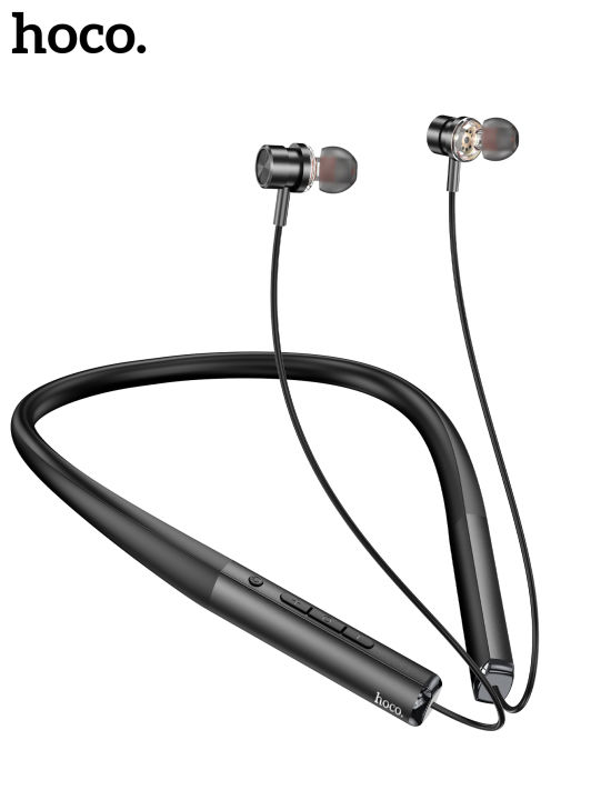 [24 hours Ship]Hoco ES71 Wireless Neckband Headset Earphones Bluetooth ...