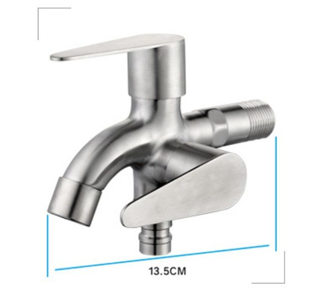 (Clear Stock) SUS304 STAINLESS STEEL KITCHEN & BATHROOM DOUBLE TAP ...