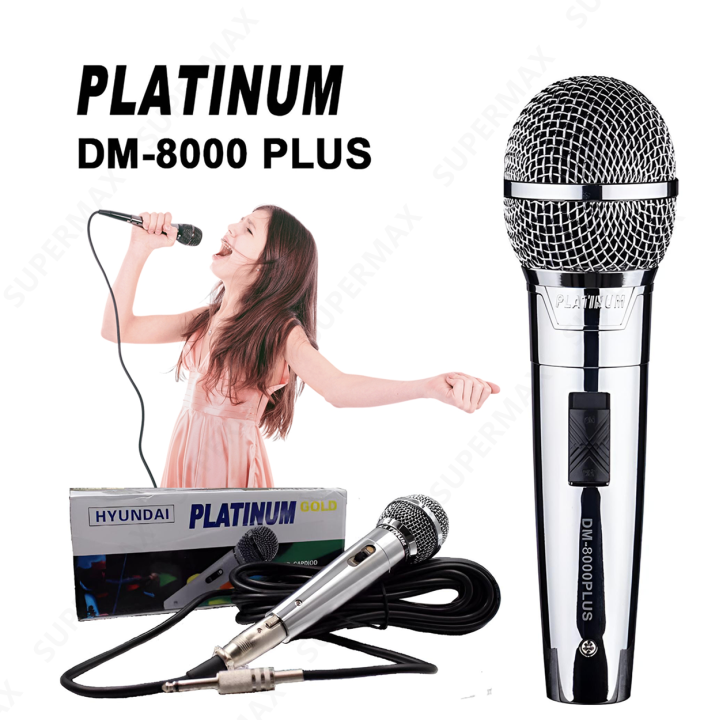 Supermax original Hyundai DM-8000 Professional Microphone System | Lazada PH