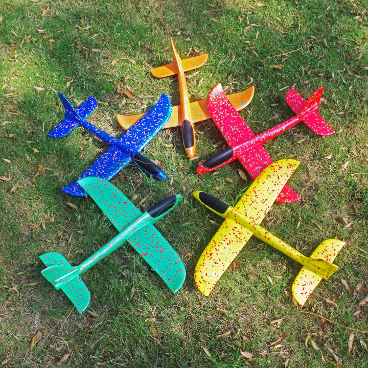 【SG STOCK】Big Foam Airplane 48cm Toys Model Flying Children Outdoor ...