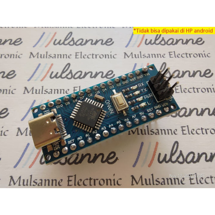 Arduino Nano ATMega328 Socket USB type C | Lazada Indonesia