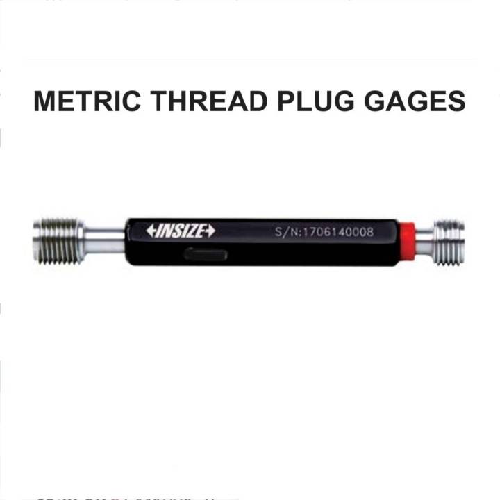 M6x1mm Class 6H เกจวัดเกลียวใน เกลียวมาตรฐาน Metric Thread Plug Gage ...