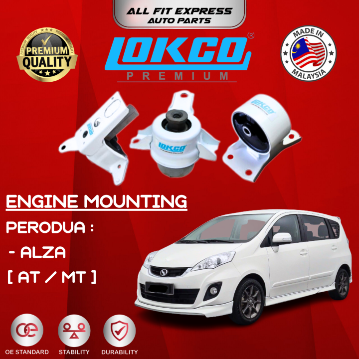 PERODUA ALZA LOCKO PREMIUM ENGINE MOUNTING SET [AUTO / MANUAL] (MADE IN ...
