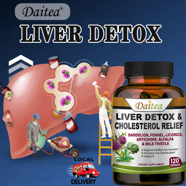 Liver Health Supplement - Milk Thistle and Dandelion, Herbal Liver Care ...