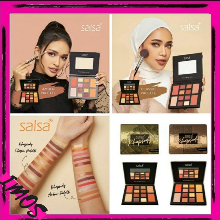 Salsa Rhapsody Face Pallete - Palet Eyeshadow Blush on Contour ...