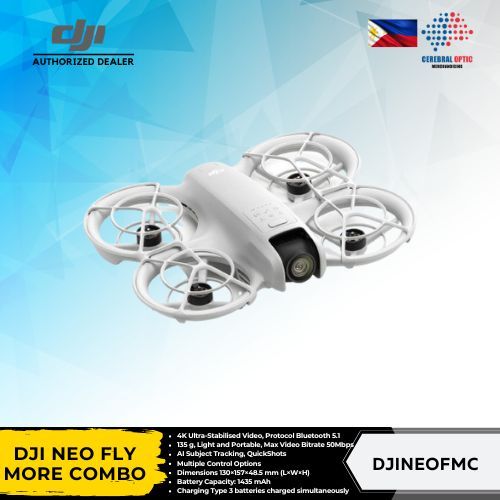 DJI NEO FLY MORE COMBO, QuickShots Multiple Control Options 4K Ultra ...