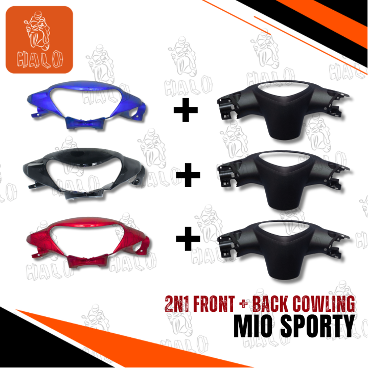 [HALO MOTOR] MOTORCYCLE 2N1 FRONT COWLING AND BACK COWLING FOR MIO ...