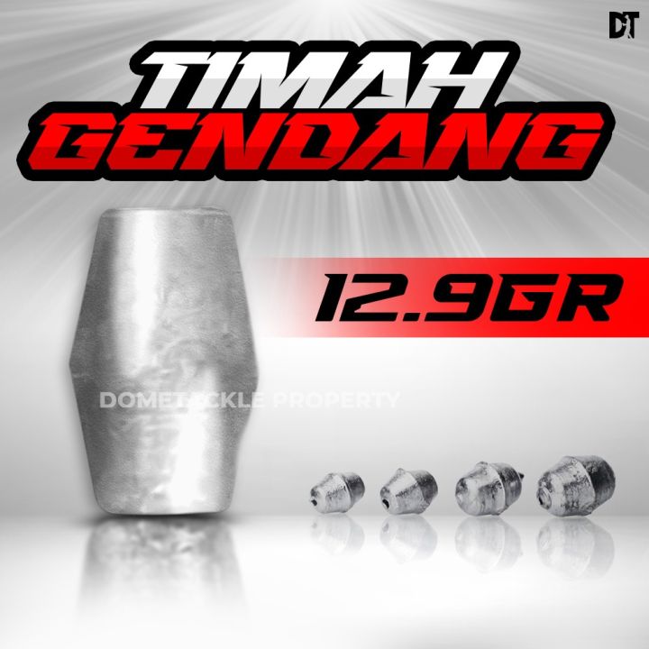 Timah Pancing Gendang Timbel Pemberat Mancing Kemasan Pack Bungkus 25 ...