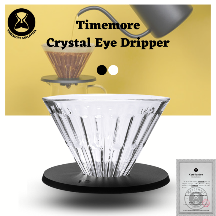 TIMEMORE - Crystal Eye Coffee dripper V60 Coffee Dripper | Lazada