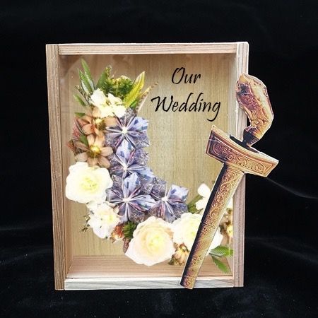 3D Frame mas kahwin /Frame Duit Hantaran/Mas Kahwin/Keris dan frame mas ...