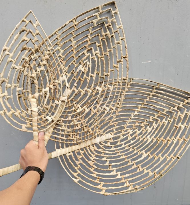 Native Pandan Big Fan set of 3 Deccor | Lazada PH