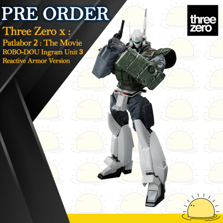 Pre Order ThreeZero x Patlabor 2 : The Movie Robo-Dou : Ingram Unit 3 Reactive Armor Version ...