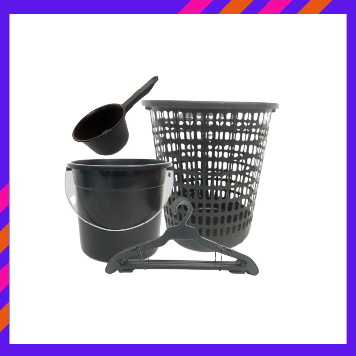 Edepot Panglaba Set of Hanger, basket, tabo at timba/Organiser ...