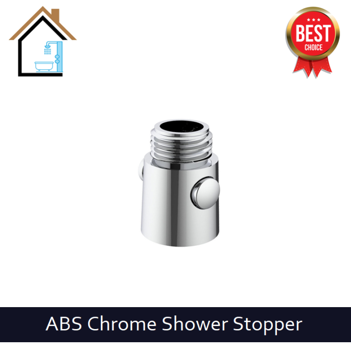 ABS Chrome Hand Shower Stopper Hand Sprayer Water Flow Switch Fitting ...
