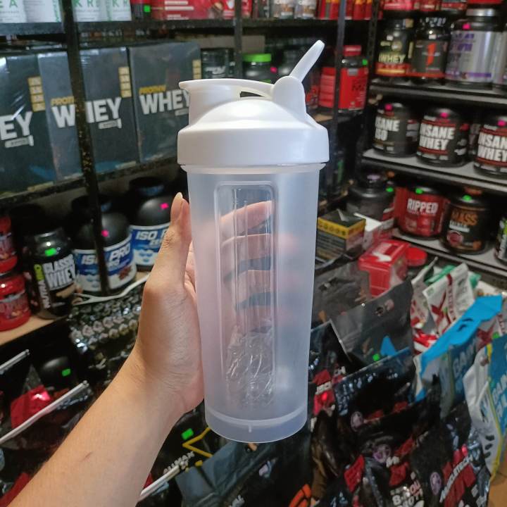 PROTEIN SHAKER 600ML WITH HANDLE AND SHAKER BALL TUMBLER | Lazada PH