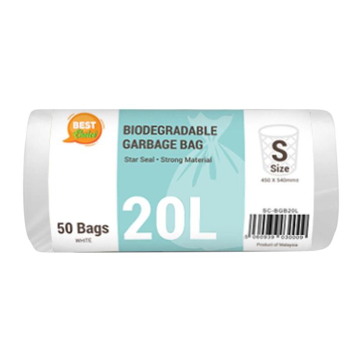 Best Choice Biodegradable Garbage Bags 20L | Lazada Singapore