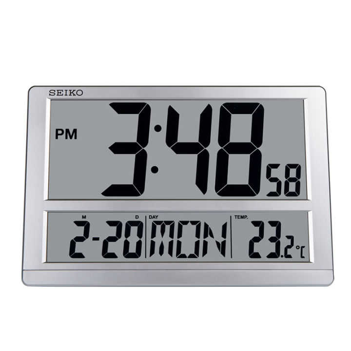 SEIKO Japan Seiko clock digital clock can be hung and stand electronic ...