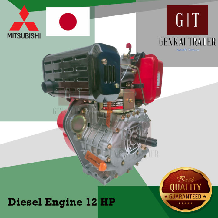 Mitsubishi Diesel Engine 12 HP 190F Highspeed Lowspeed Electric And ...