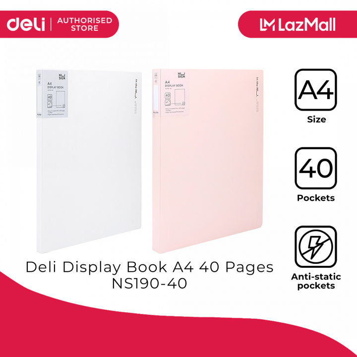 Deli NS190-40 Display Book A 40 Pages | Lazada PH