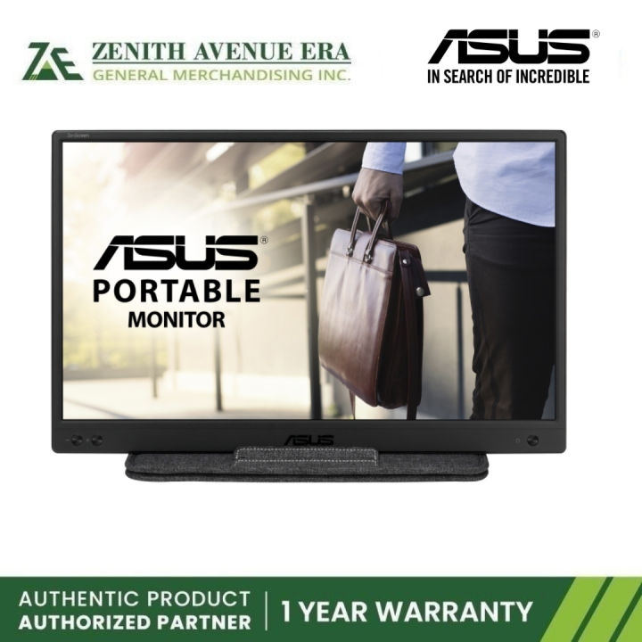 Asus MB166B ZenScreen 15.6 IPS FHD USB Type-C Portable Monitor |Monitor ...