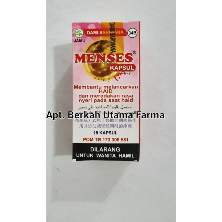 Menses Botol isi 18 Kapsul | Lazada Indonesia