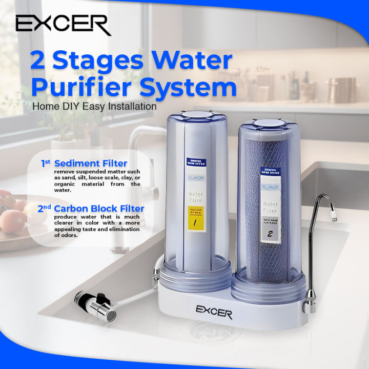 2 Stages Water Purifier Household Faucet Filter | Lazada PH