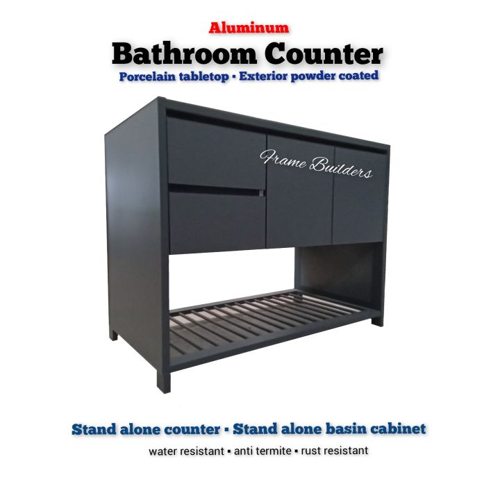[PRE-ORDER] Washroom Counter/ Bathroom Counter/ Aluminum Basin Counter ...