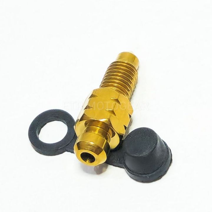 Motorcycle Brake Caliper Bleeder Bolt Universal Fit - Efficient Air ...