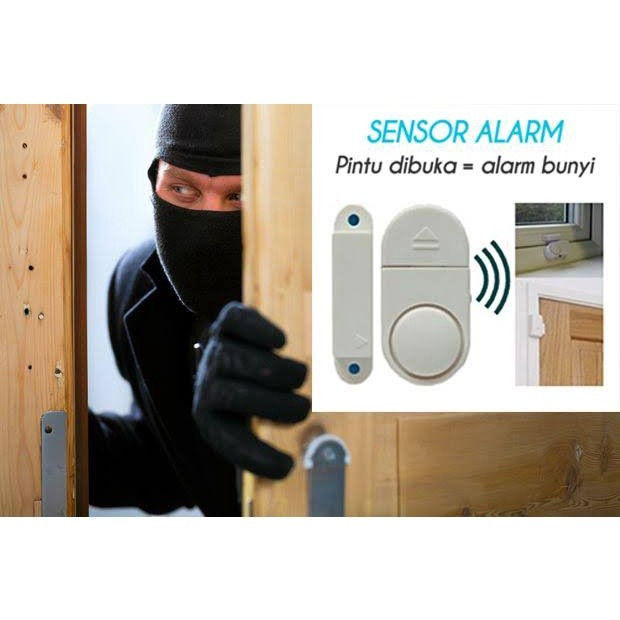 Alarm pintu jendela sensor otomatis | Lazada Indonesia