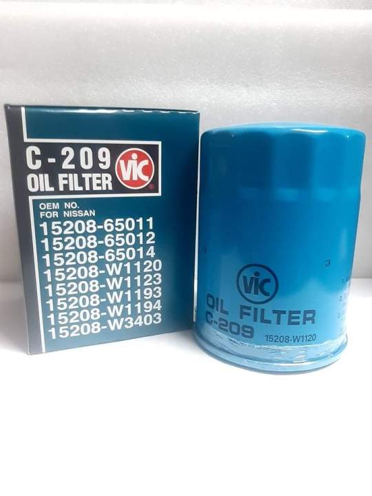 VIC OIL FILTER C-209 for NISSAN PATROL, URVAN, TERANO, FRONTIER | Lazada PH