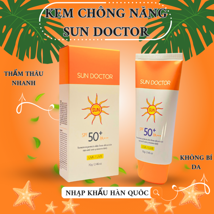 KEM CHỐNG NẮNG SUN DOCTOR SPF 50 +++ | Lazada.vn