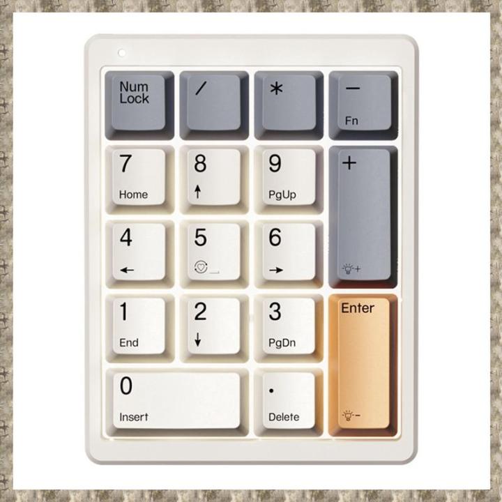 17 Keys Type C Wired Number Pad Mechanical Numeric Keypad Numpad Gaming ...