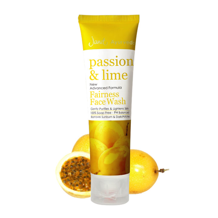 JANET AYURVEDA PASSION & LIME FAIRNESS FACE WASH | Lazada Singapore