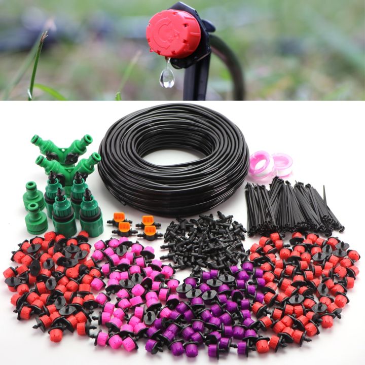 5-50M DIY Micro Drip Irrigation 8 Hole Adjustable Flow Dripper Atomizer ...