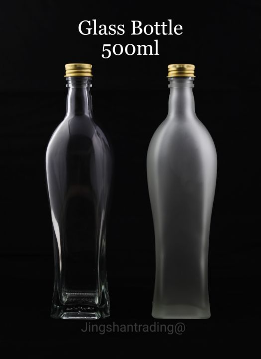 [12pcs] 500ml Glass bottle/botol kaca madu/honey/drinks bottle 玻璃酒瓶 ...