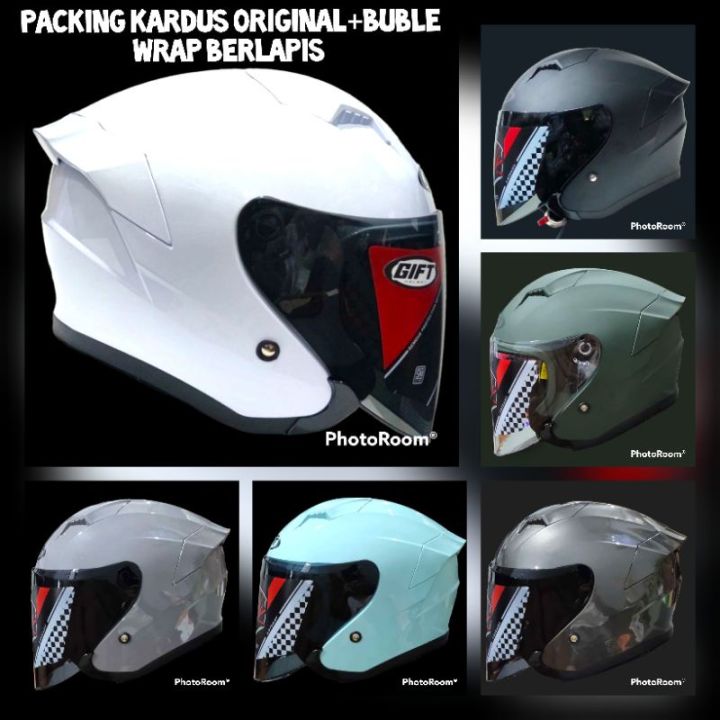 HELM GIFT SARGON IDENTIK NJS KAIROZ Paket Ganteng VISOR FLAT VENOM ...
