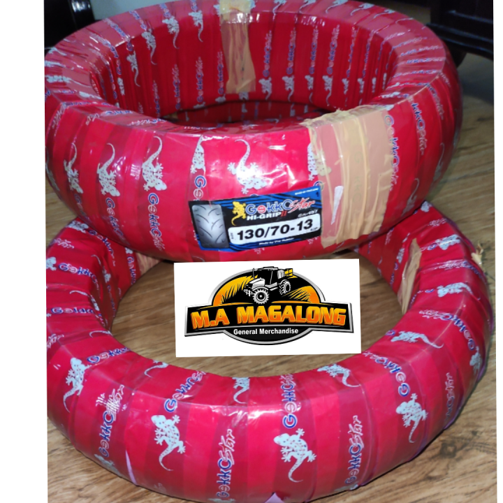 GEKKO STAR 130/70-13 TUBELESS HI-GRIP MADE IN THAILAND (MADE BY VEE ...