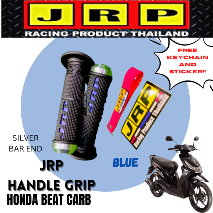 ORIGINAL JRP HANDLE GRIP FOR HONDA BEAT CARB | BLUE | STAINLESS SILVER ...