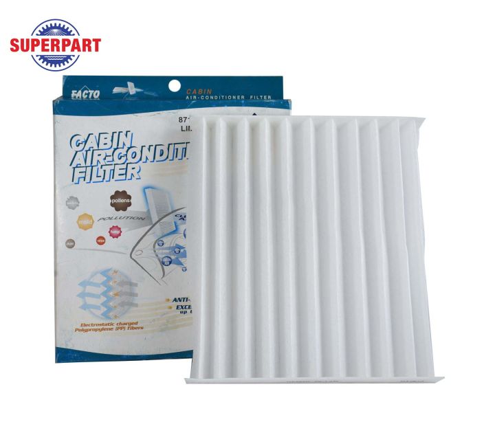 กรองแอร์ ALTIS ปี 08-10 ZZE14# FACTO (FCA-001/AC-0D010) (ราคาต่อ 1 ชิ้น ...