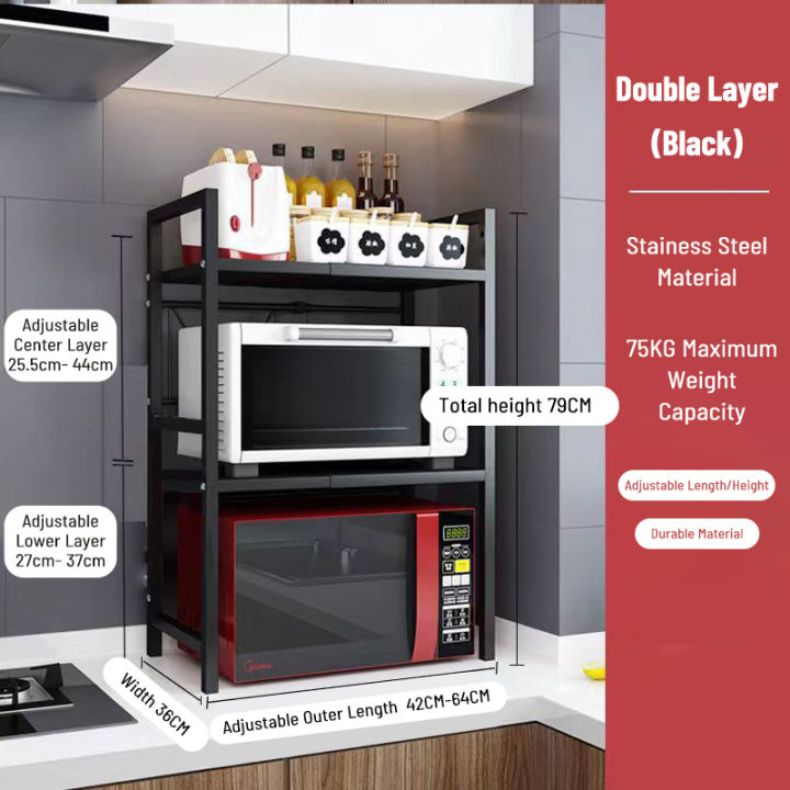 Adjustable Oven Rack | Microwave Rack | Multi-Purpose Rack | Kitchen ...