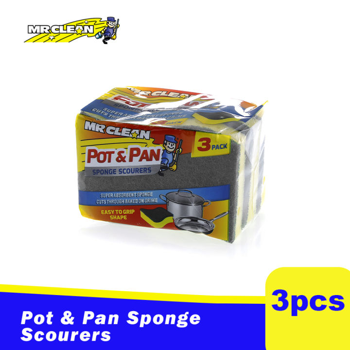 MR CLEAN Pot/Wok Sponge Scourer H 05 | Lazada PH