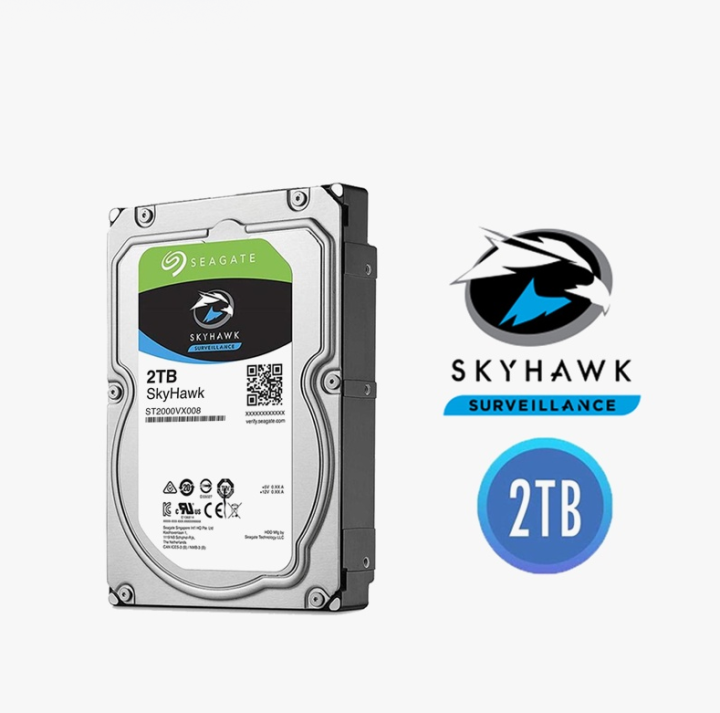 Seagate Skyhawk 2TB CCTV Surveillance Hard Disk Drive SATA 3.5 ...