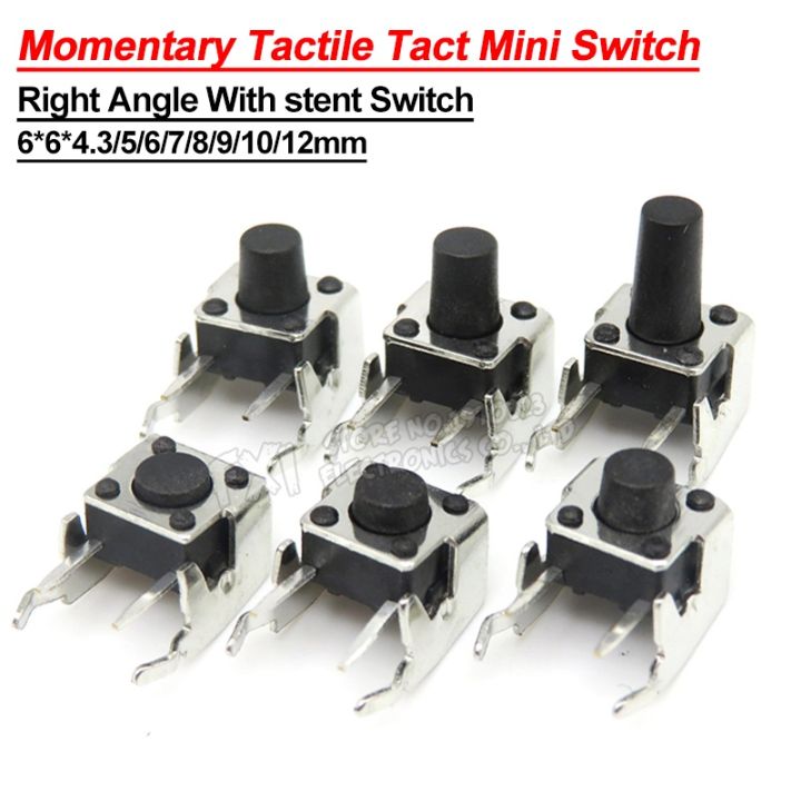 20pcs 6*6*4.3/5/6/7/8/9/10/12mm PCB Momentary Tactile Tact Mini Switch ... 20pcs 6*6*4.3/5/6/7/8/9/10/12mm PCB Momentary Tactile Tact Mini Switch ...
