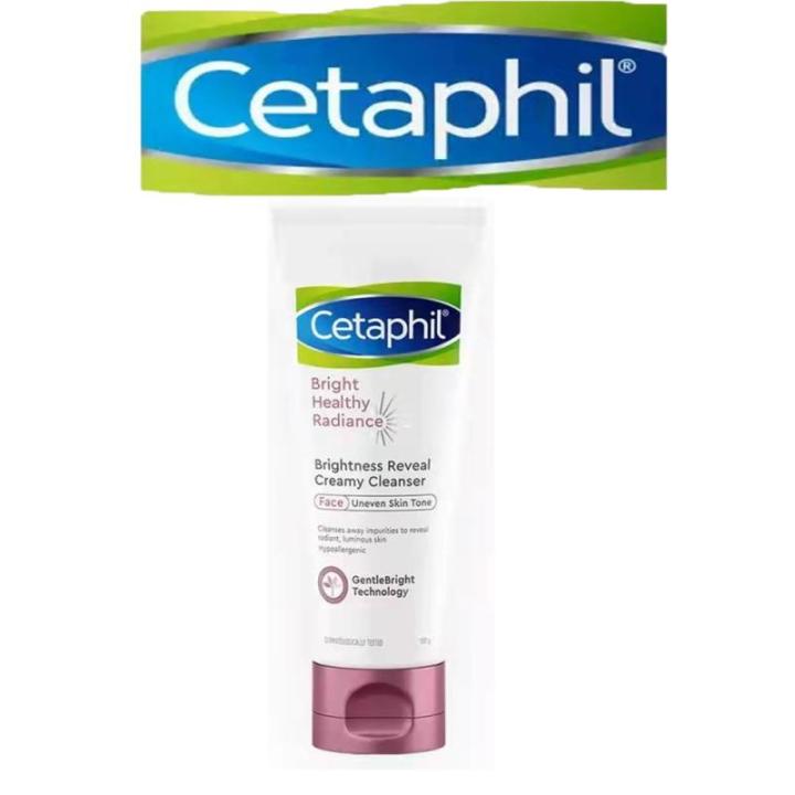 Cetaphil Bright Healthy Radiance Brightness Reveal Creamy Cleanser 100g ...