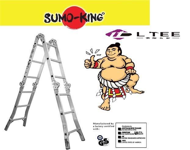 CREAZY DEAL~SUMO-KING Heavy Duty Multi Purpose Ladder (14,16,18 STEP ...