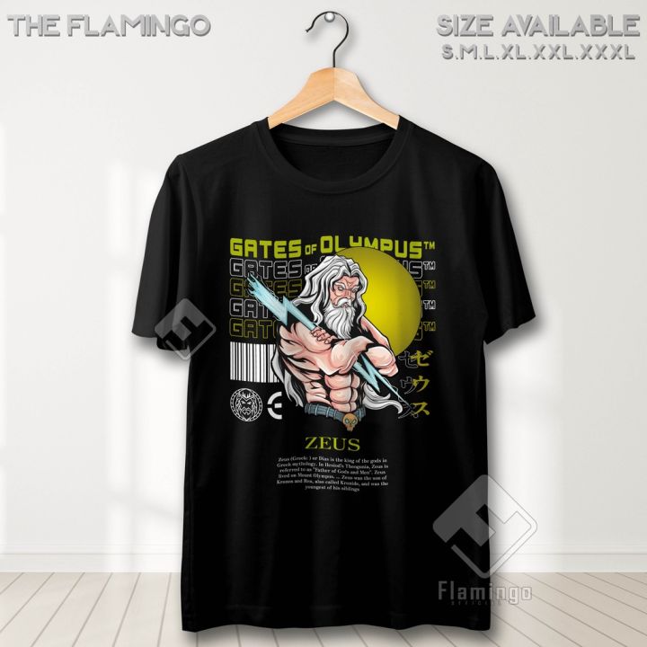 2023 Pragmatic Play Zeus Gates Of Olympus Scatter Game Slot Baju Cotton ...