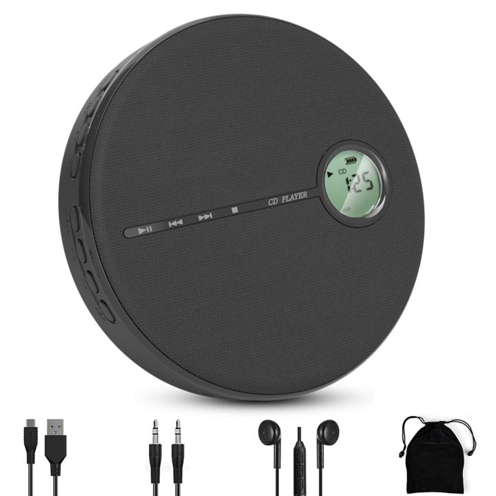 Rechargeable CD player, portable Walkman, repeating MP3 music player ...