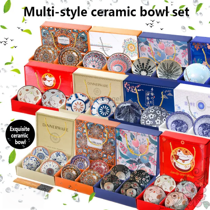 Gift Souvenirs Premium Ceramic Bowl Set Souvenir Boxset Contents ...