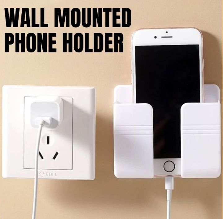 Riley MNL - Wall Mounted Cellphone Holder | Charger Hanging Organizer ...